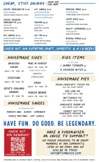 Austin tx menu - Tumble 22